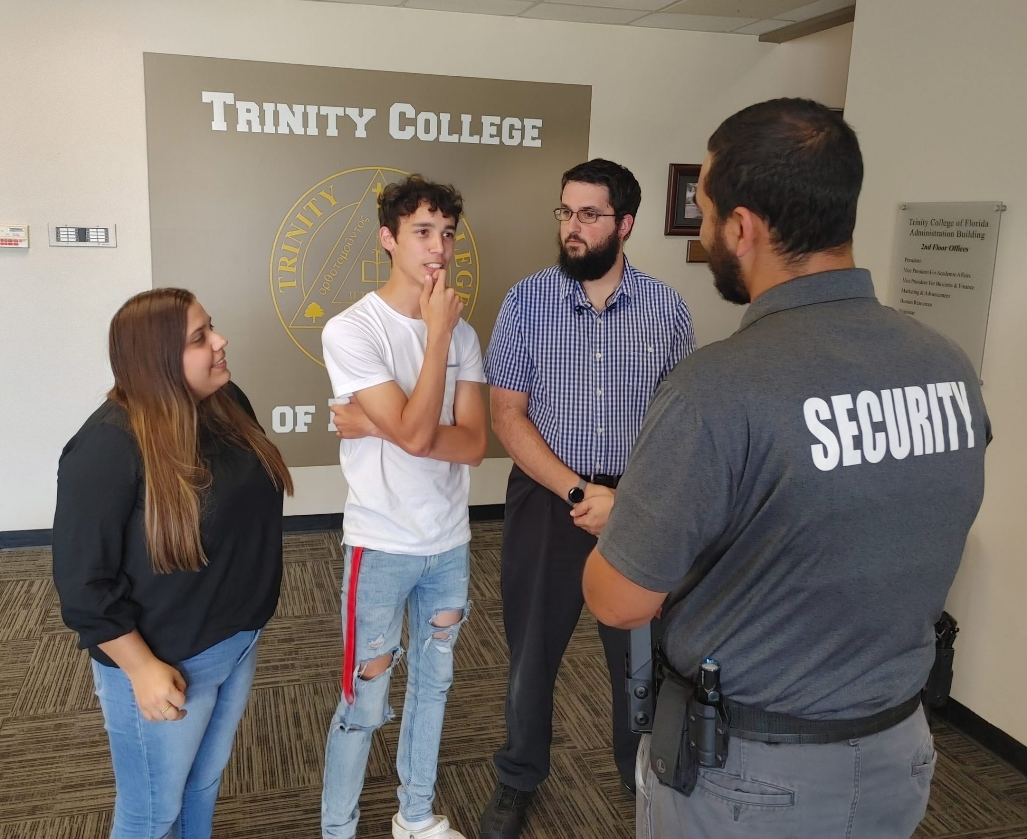 Email any issues to the facilities department.